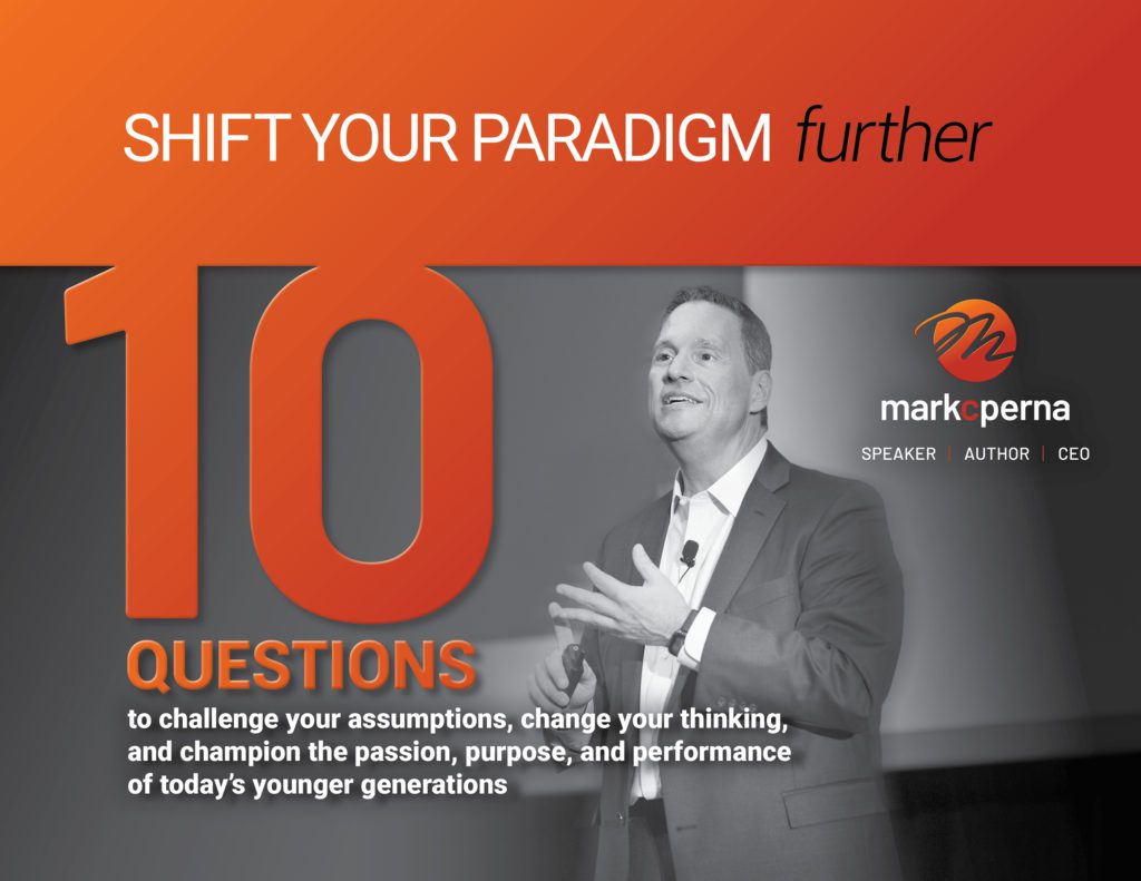 Thank You | Speaking | - Mark C. Perna - Generational Expert, Keynote Speaker, Bestselling Author.
